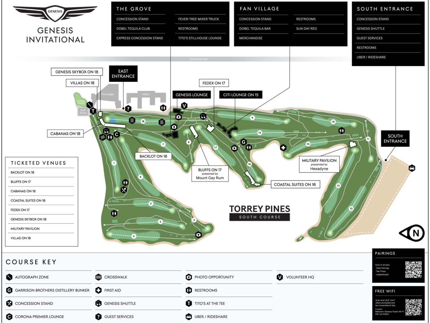 Resultater PGA touren - The Genesis Invitational 2026 - Sportsidioten.no
